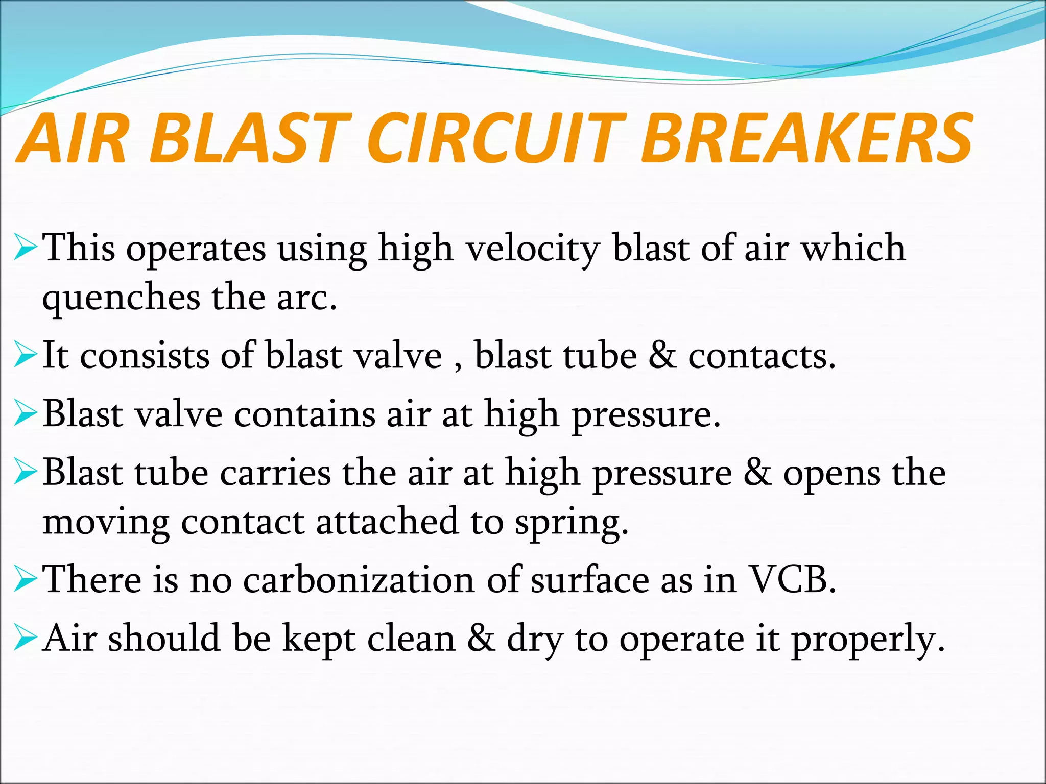 Circuit Breaker : Types | PPT