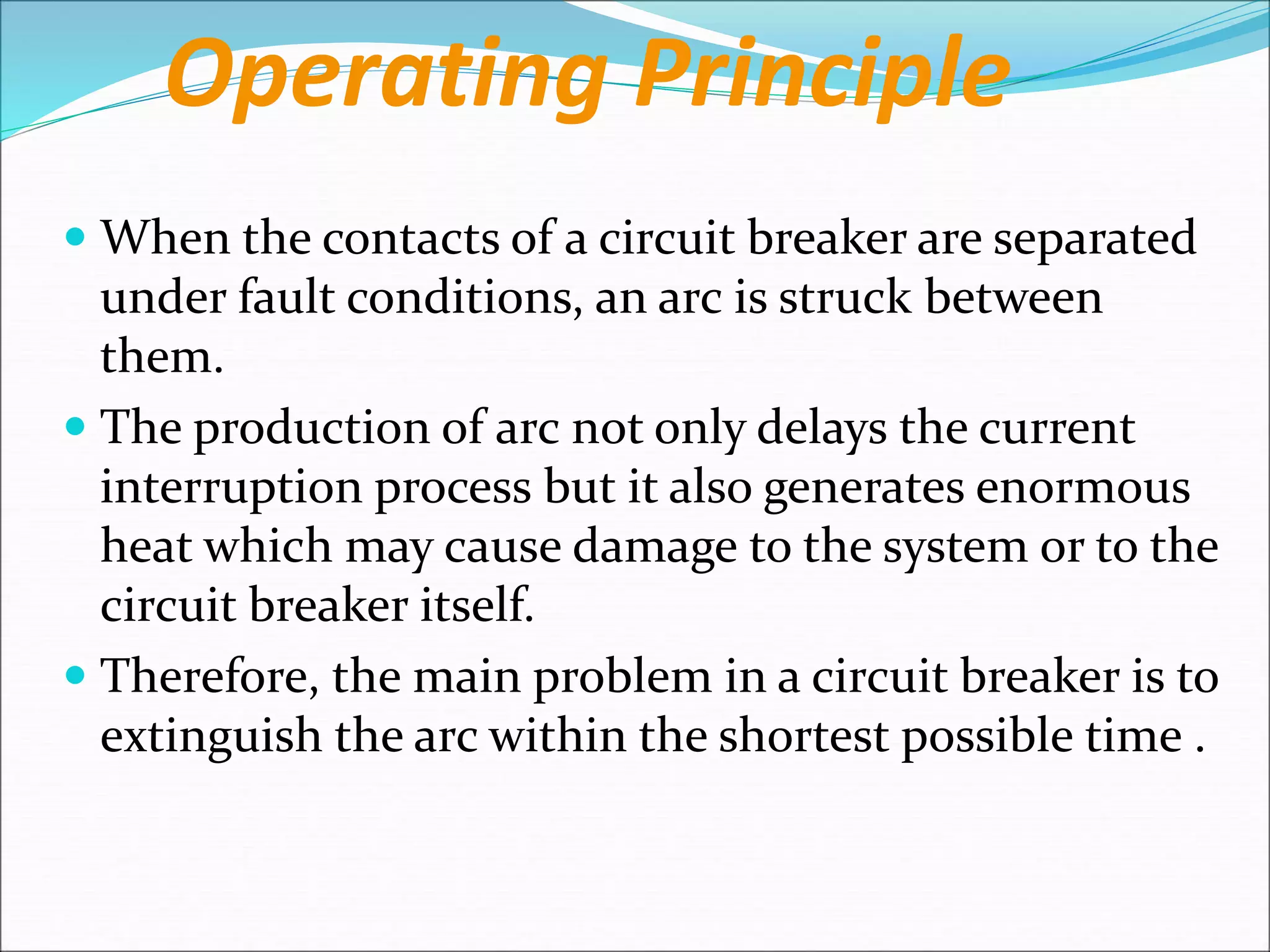 Circuit Breaker : Types | PPT
