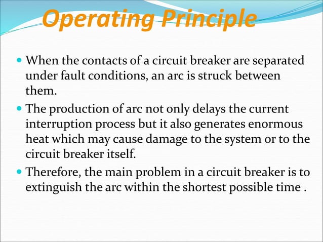 Circuit Breaker : Types | PPT | Physics | Science