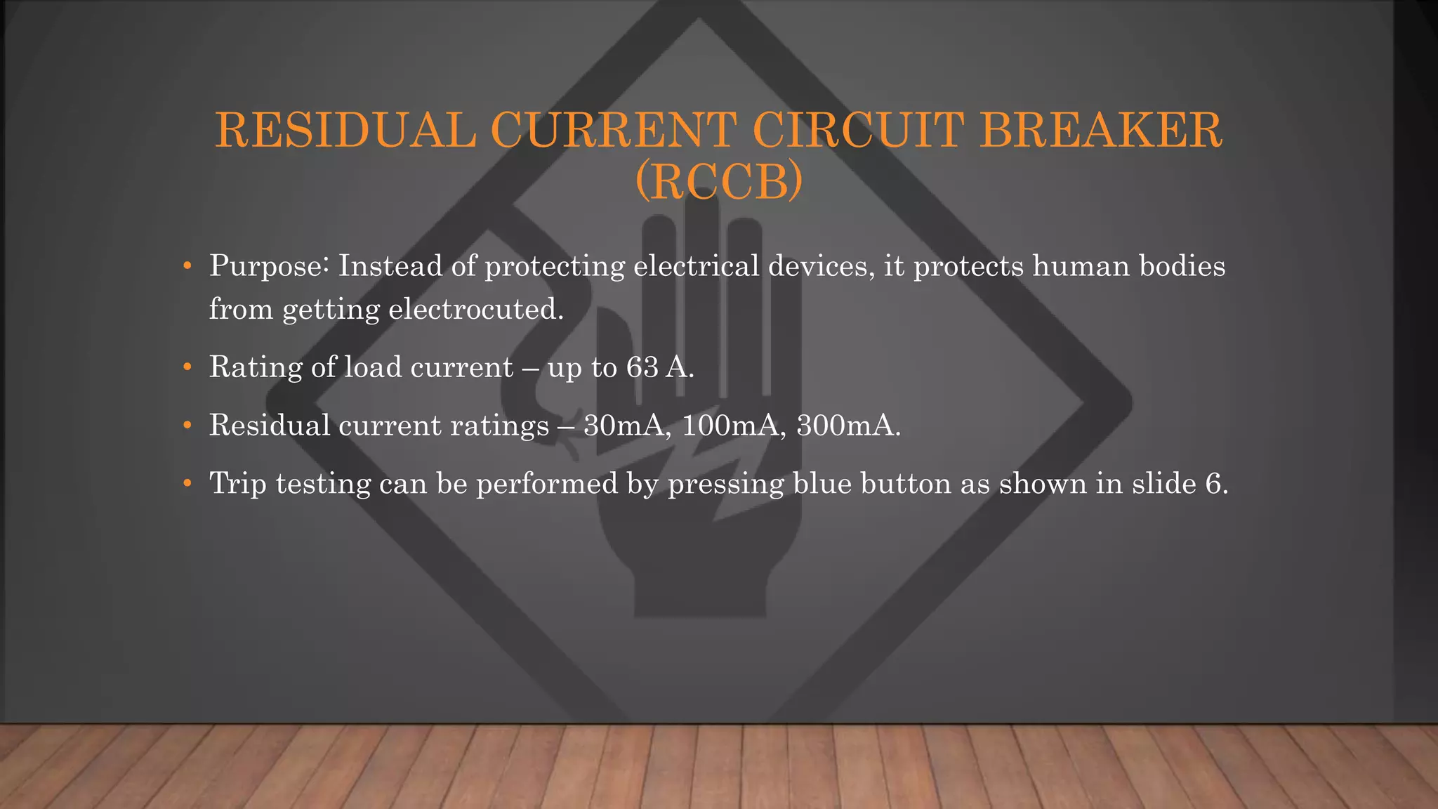 Circuit Breakers for Low Voltage Applications | PPTX
