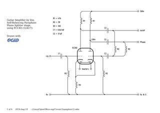 Valve & Amplifier Design, Circuit Examples | PDF