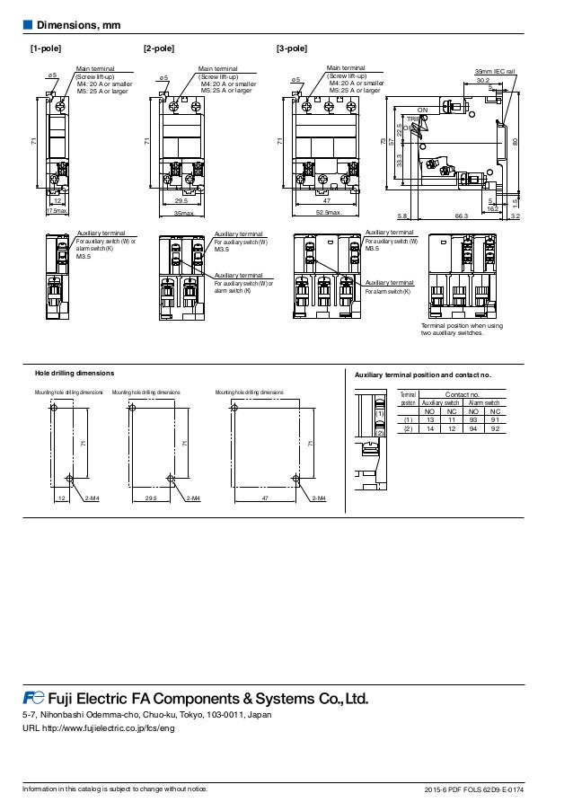 Fuji Electric Circuit Protector Catalog at Patricia Salinas blog