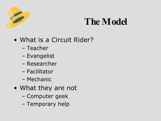 Circuit Riders - Original Summary WAJones - Circa 2000 | PPT