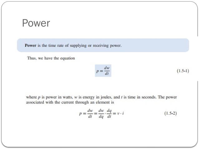 circuit and Electronics Lectures 1.pptx | Computer Networking | Computing