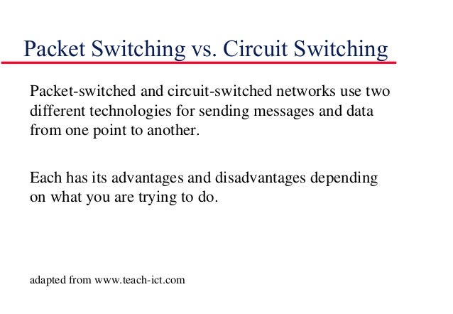 Circuit And Packetswitching