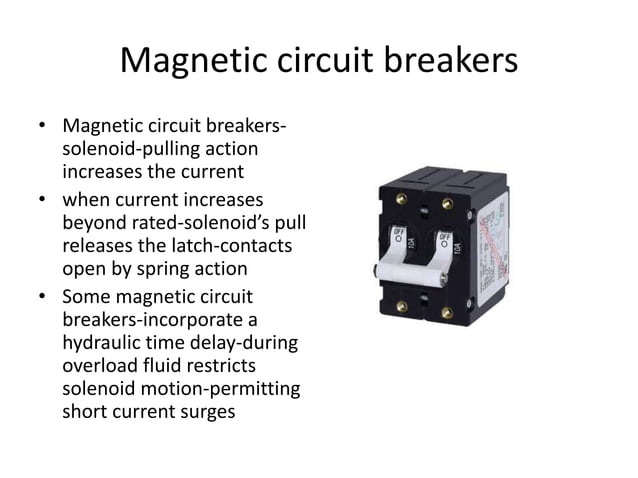Circuit breaker | PPTX