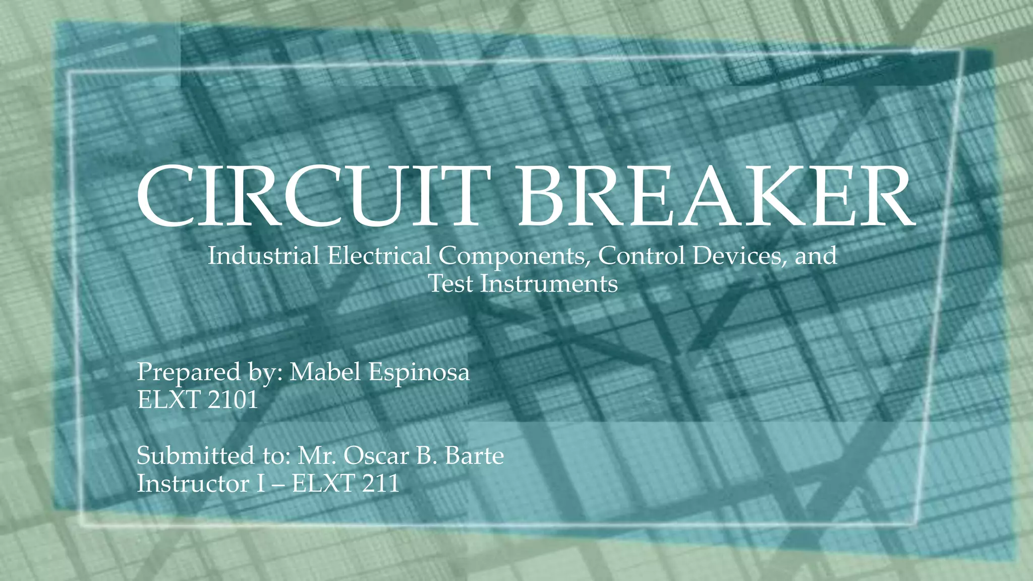 Circuit breaker | PPT