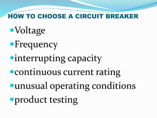 Circuit breaker | PPT