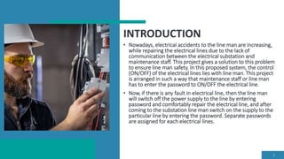 Password based circuit breaker project it is a professional project | PPTX