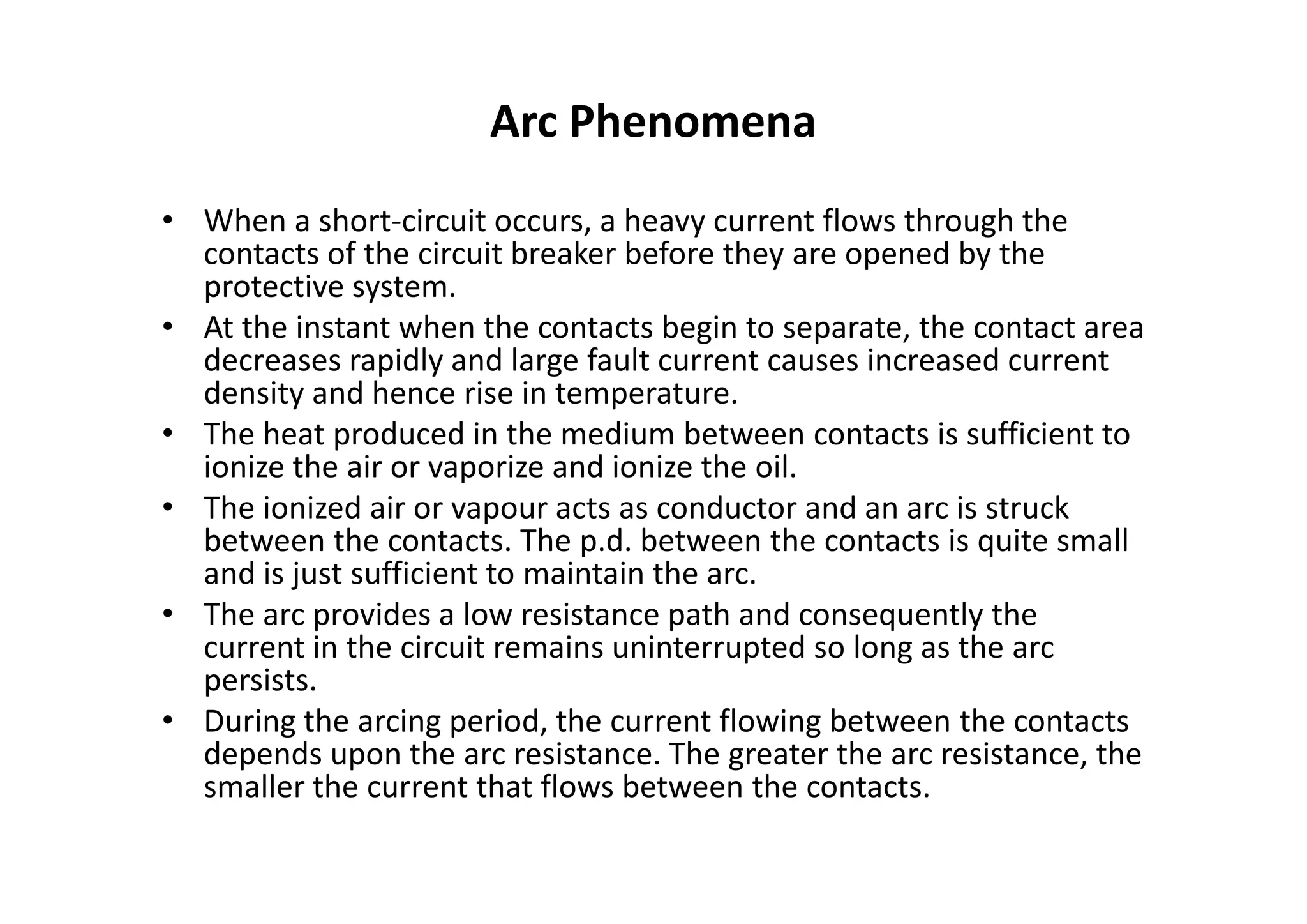 Circuit Breaker arc phenomenon.pdf engineering | PDF