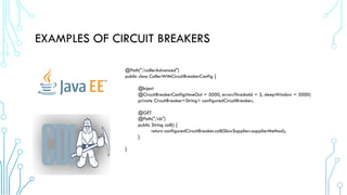 Circuit breakers - Using Spring-Boot + Hystrix + Dashboard + Retry | PDF | Computing ...