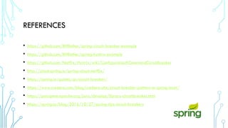 Circuit breakers - Using Spring-Boot + Hystrix + Dashboard + Retry | PDF