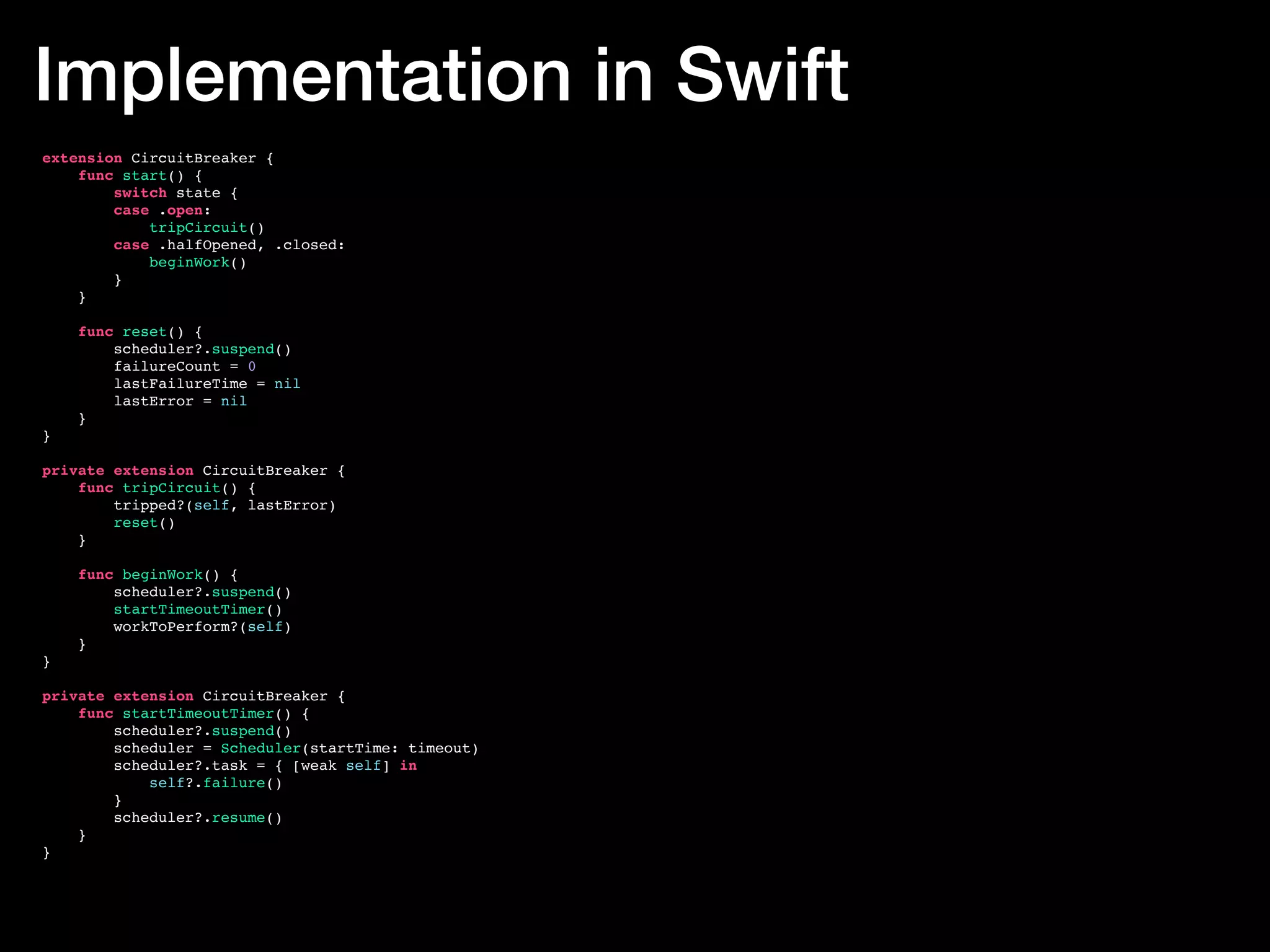 Circuit Breakers with Swift | PPT