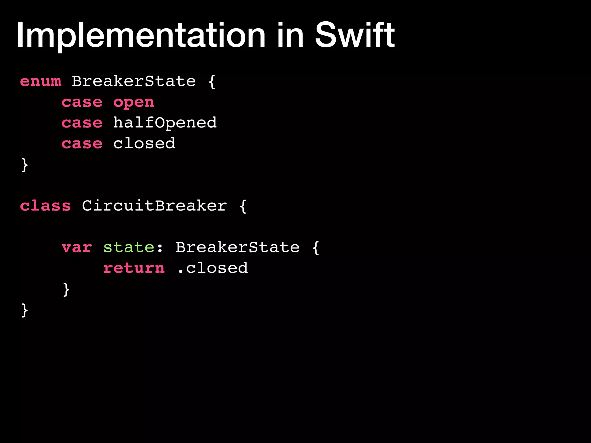 Circuit Breakers with Swift | PPT