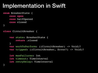 Circuit Breakers with Swift | PPT