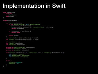 Circuit Breakers with Swift | PPT