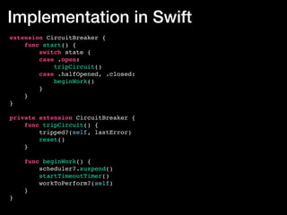 Circuit Breakers with Swift | PPT