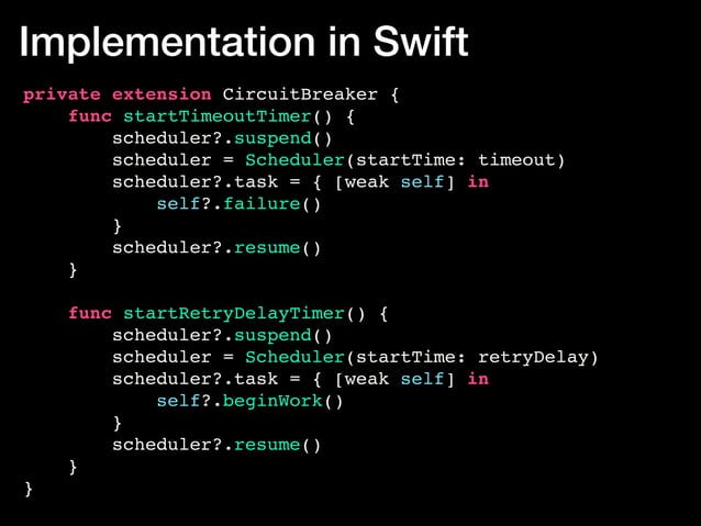 Circuit Breakers with Swift | PPT