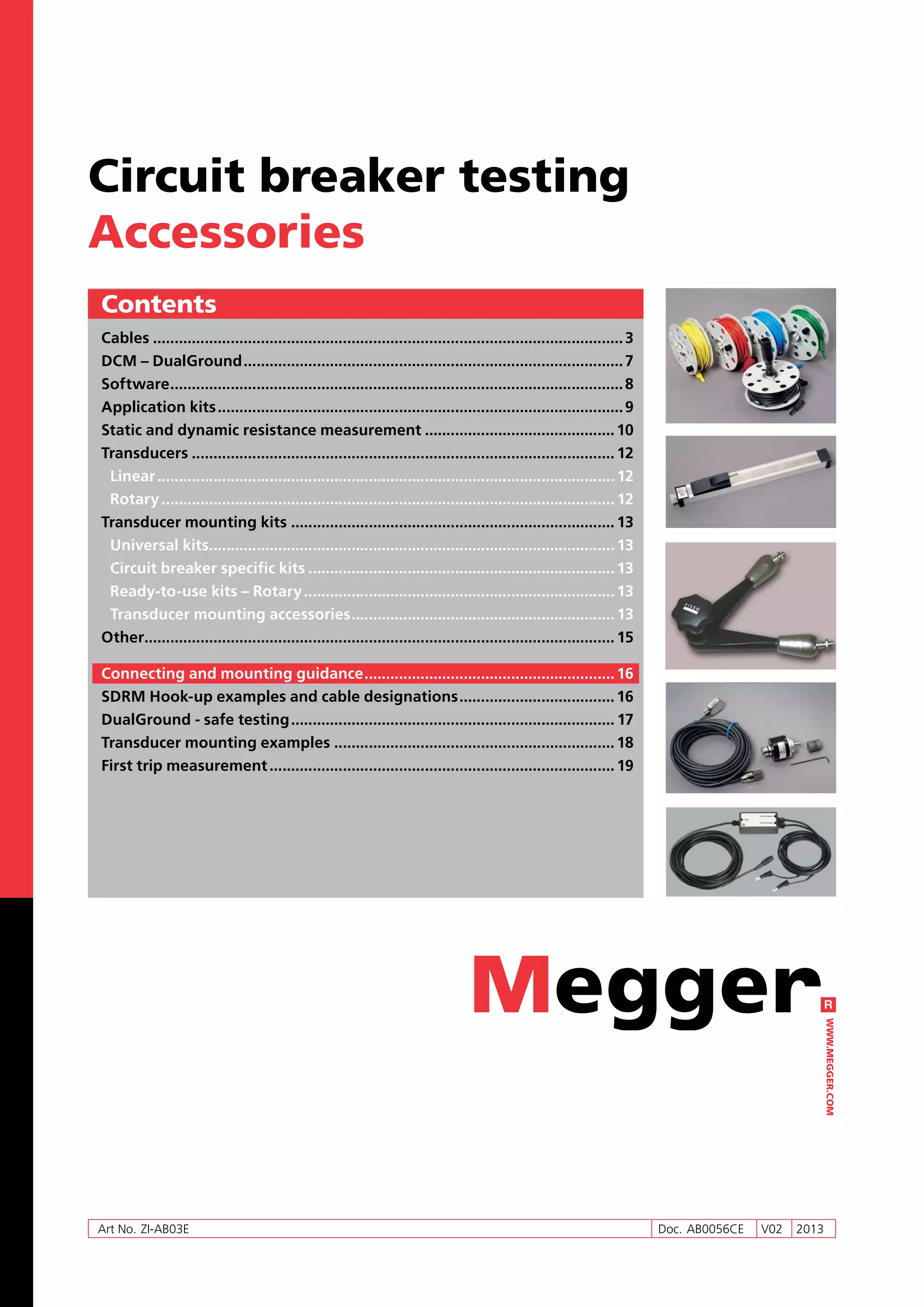 Circuit breaker testing accesories megger | PDF