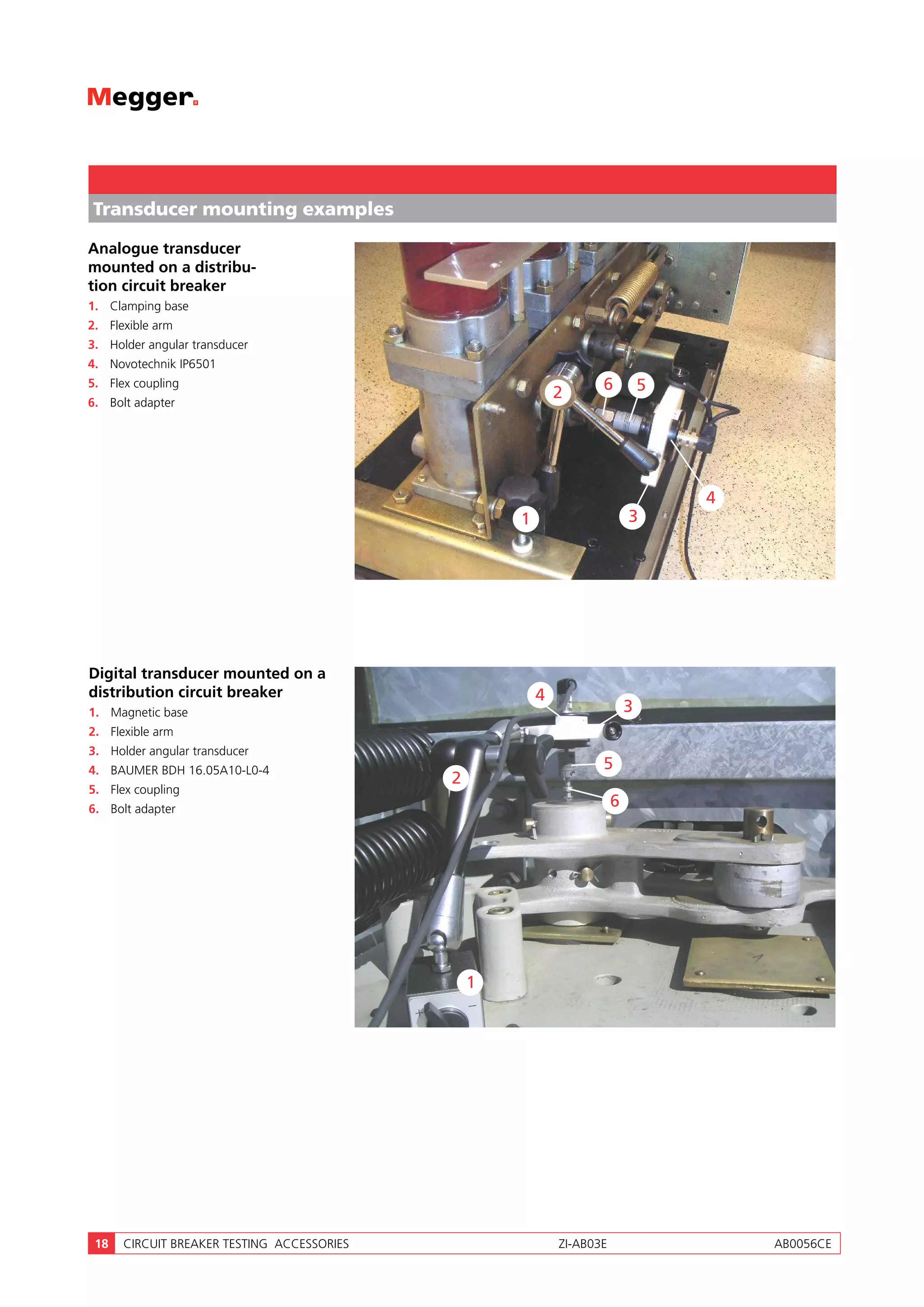 Circuit breaker testing accesories megger | PDF