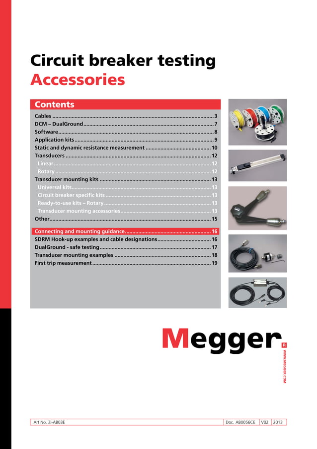 Circuit breaker testing accesories megger | PDF | Computer Peripherals ...
