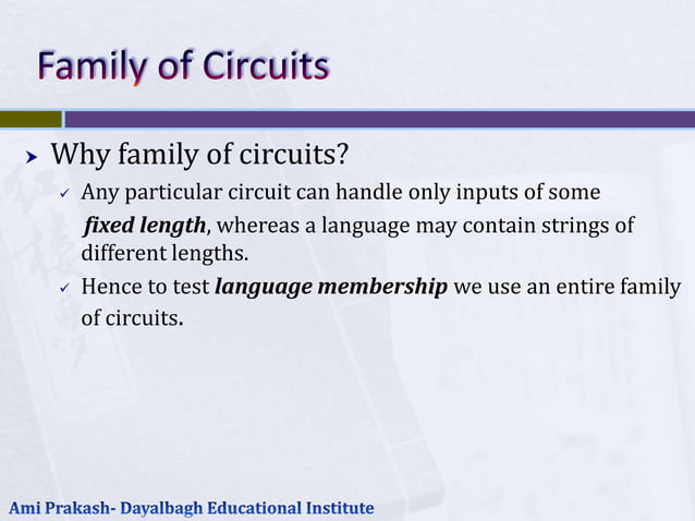 Circuit complexity | PPT