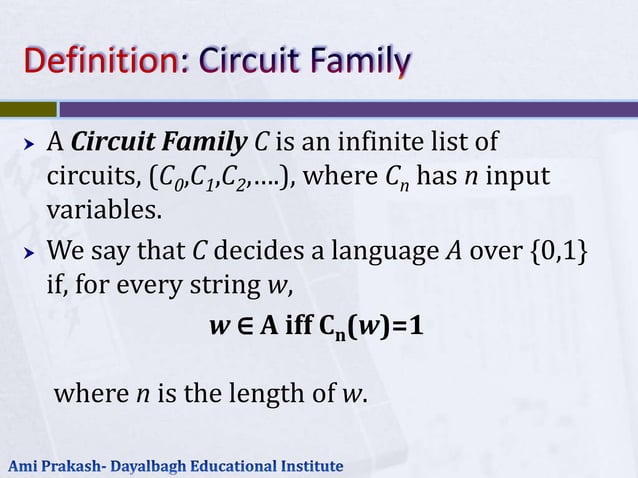Circuit complexity | PPT