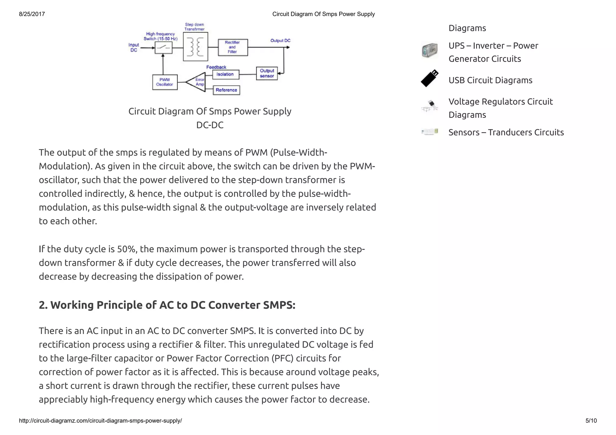 Circuit diagram of smps power supply | PDF | Technology & Computing