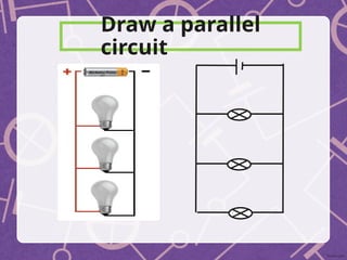 Circuit diagram physics lesson year 6 - using symbols | PPTX