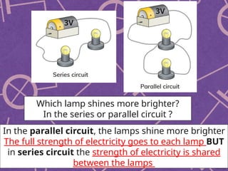 Circuit diagram physics lesson year 6 - using symbols | PPTX