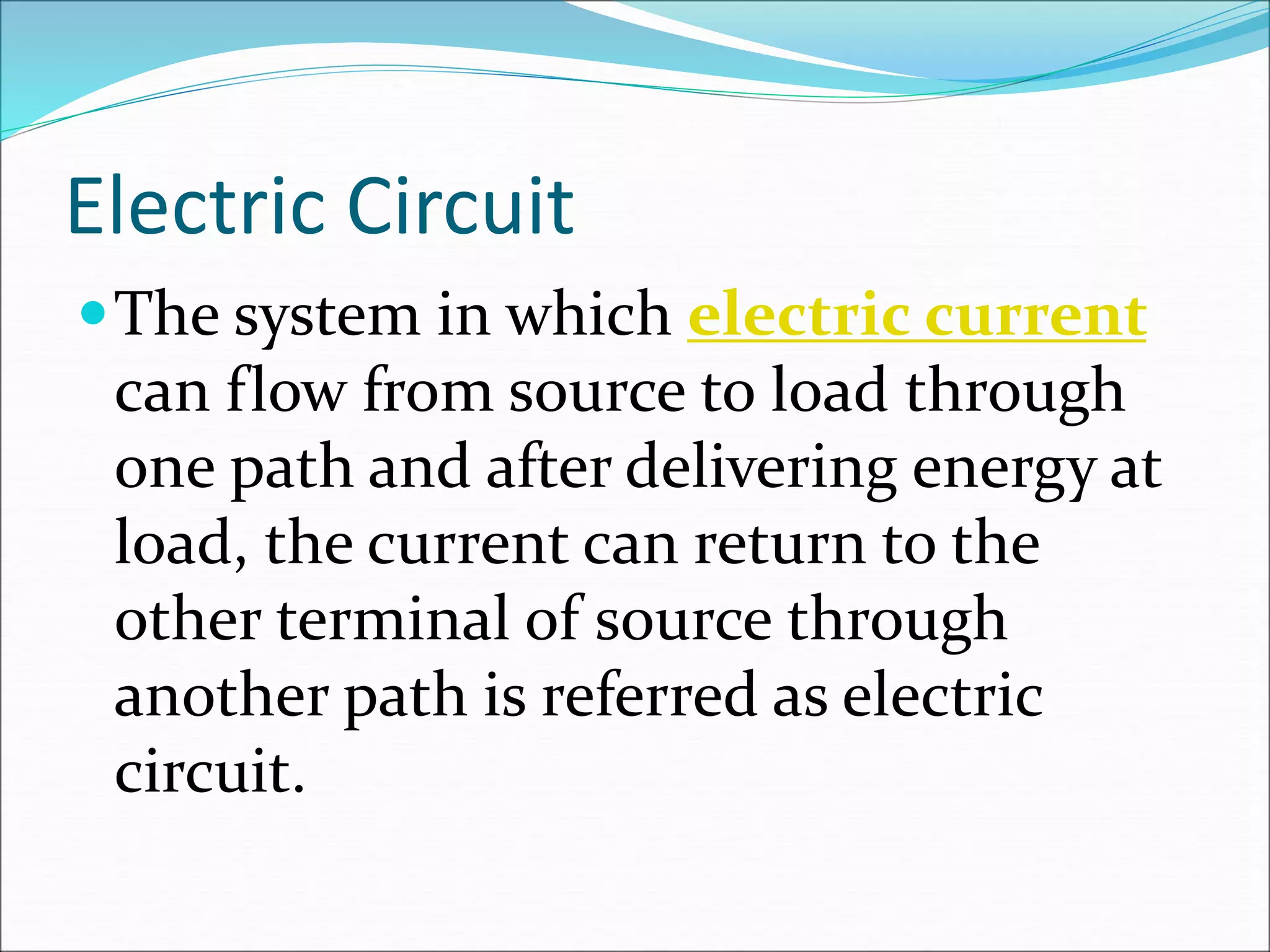 Circuit elements | PPTX