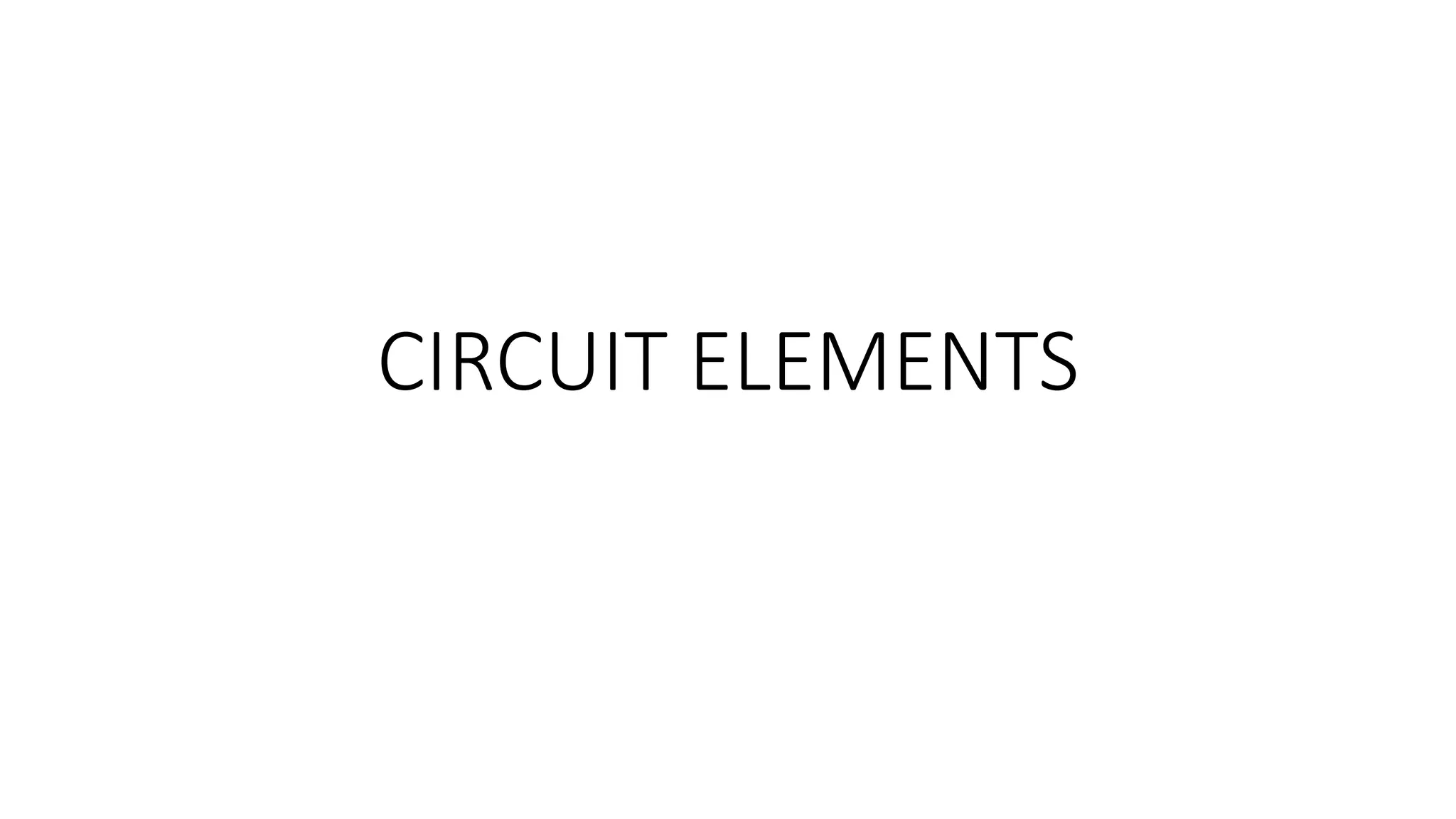 RLC Circuits elements Phasor Representation | PPTX