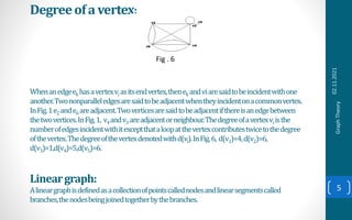 PPT on Graph Theory ( Tree, Cotree, nodes, branches, incidence , tie ...