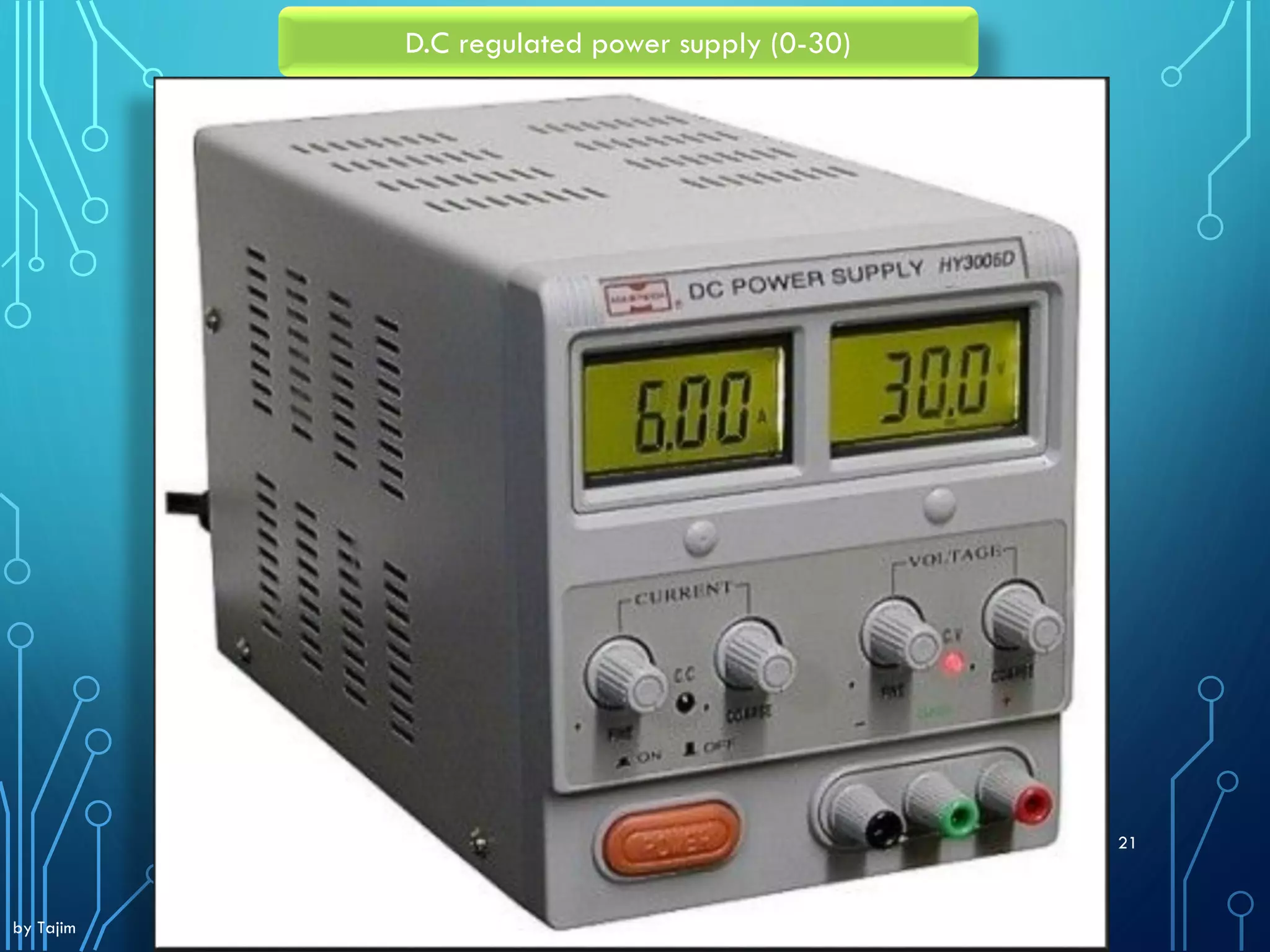 Circuit lab 1 introduction to circuits and equipments@taj | PDF ...