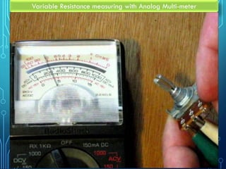 Circuit lab 2 identification of resistance with color code and multi ...