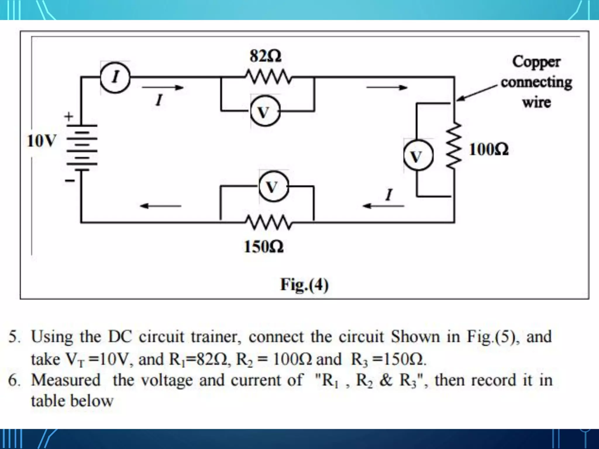 Circuit lab 3 series and parallel circuit experiment@taj | PPT