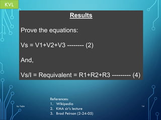 Circuit lab 5 kirchoff’s voltage law (kvl)@taj | PDF