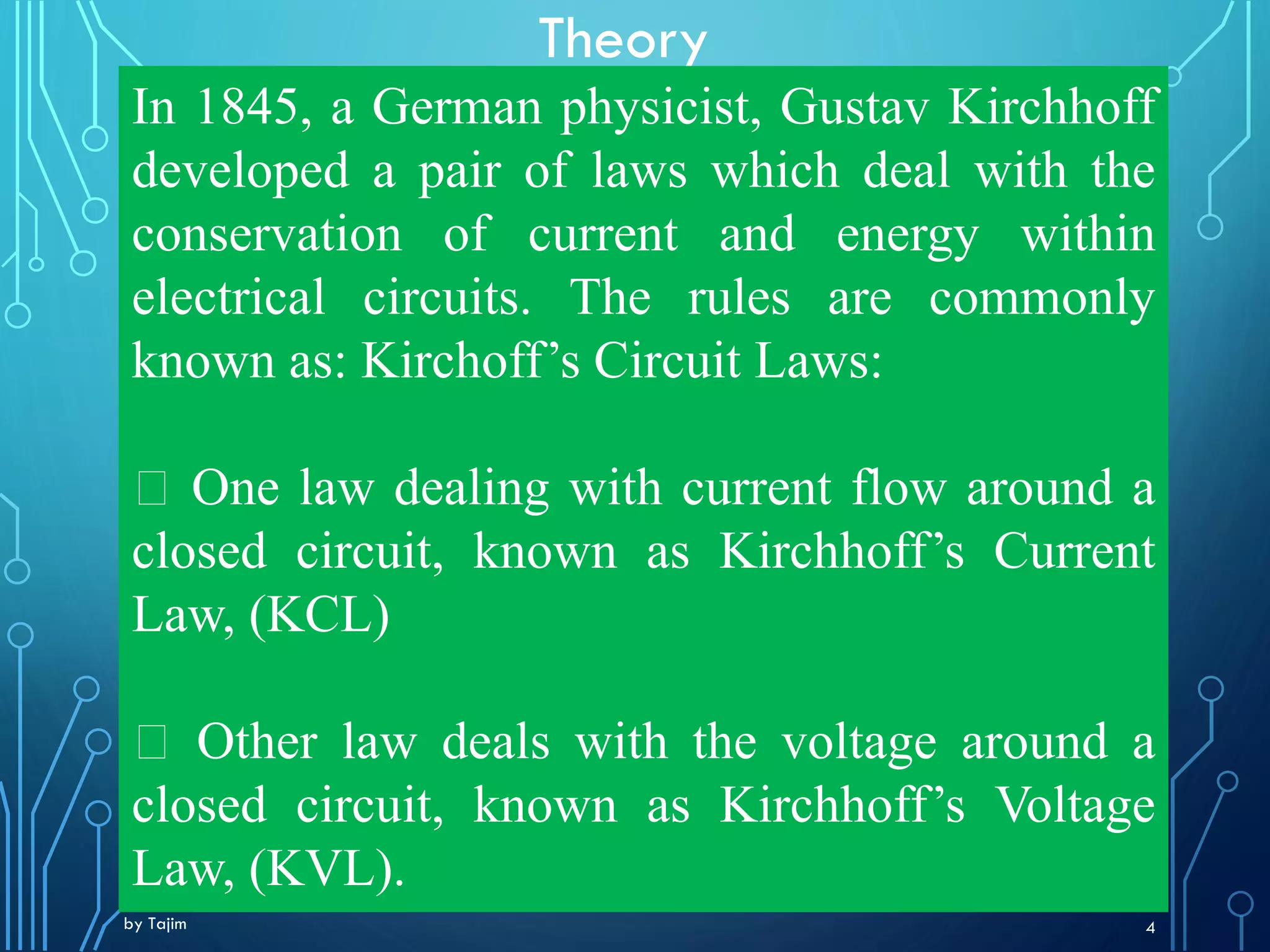 Circuit lab 6 kirchoff’s current law (kcl)@taj | PDF