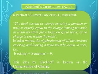 Circuit lab 6 kirchoff’s current law (kcl)@taj | PPT