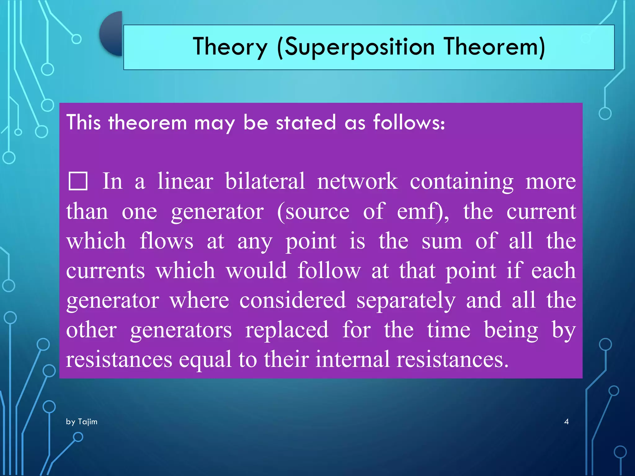 Circuit lab 7 verification of superposition theorem@taj | PDF
