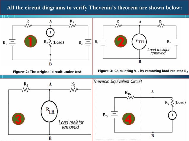 Circuit lab 8 verification of thevenin's theorem@taj | PPT