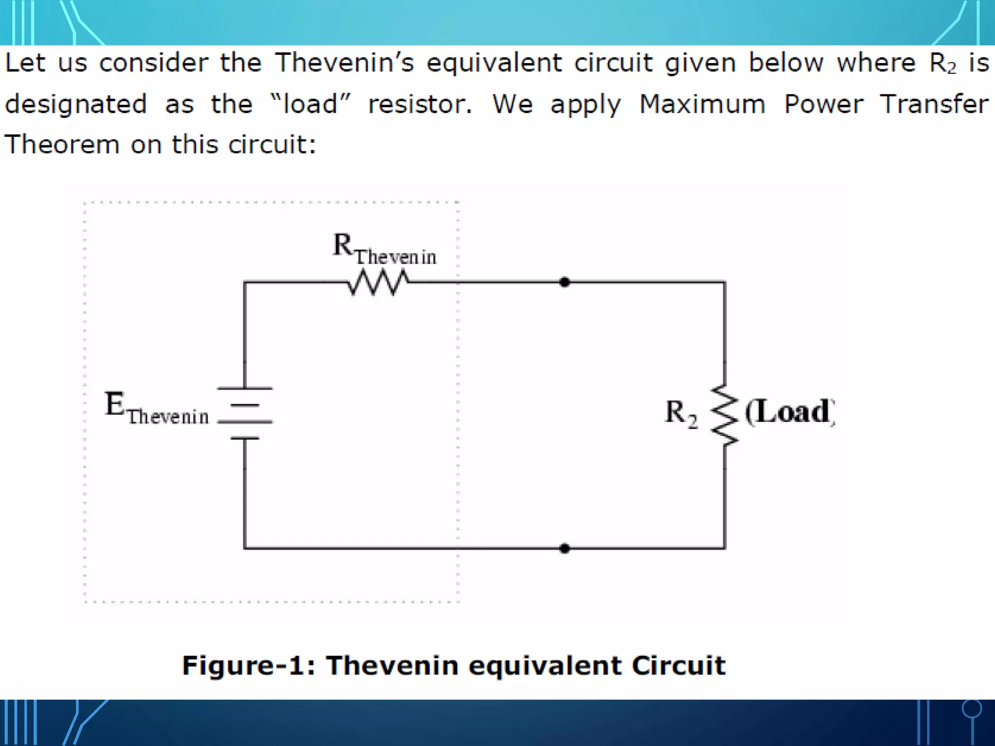 Circuit lab 9 verification of maximum power transfer theorem@taj | PDF | Computing | Technology ...
