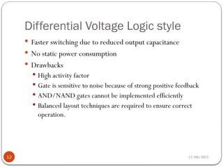 Circuit Level Low Power designegrgsatyey | PPTX