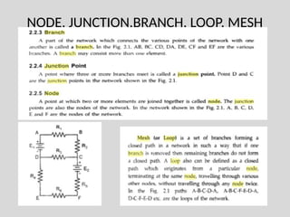 DETAILS OF KCL AND KVL FOR BASIC ELECTRICAL | PPTX