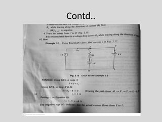 DETAILS OF KCL AND KVL FOR BASIC ELECTRICAL | PPTX