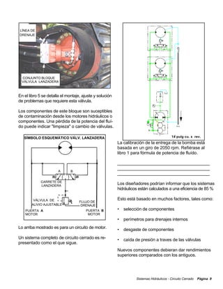 Circuito abierto y cerrado sistema hidraulico | PDF
