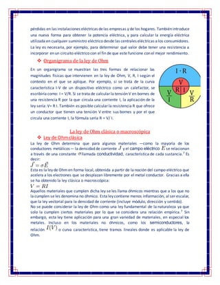 Expediente técnico sobre la ley de ohm | DOCX