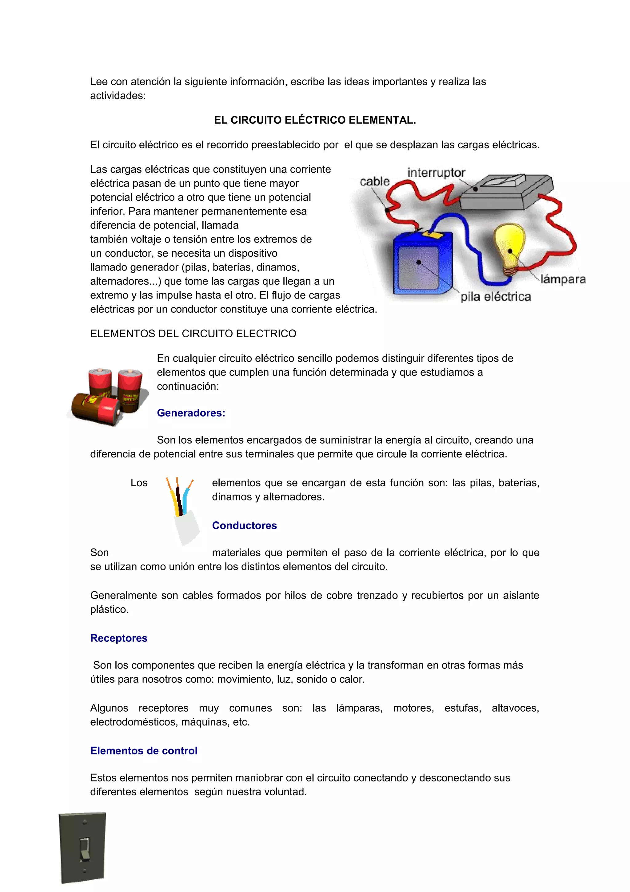 Circuito elemental | PDF