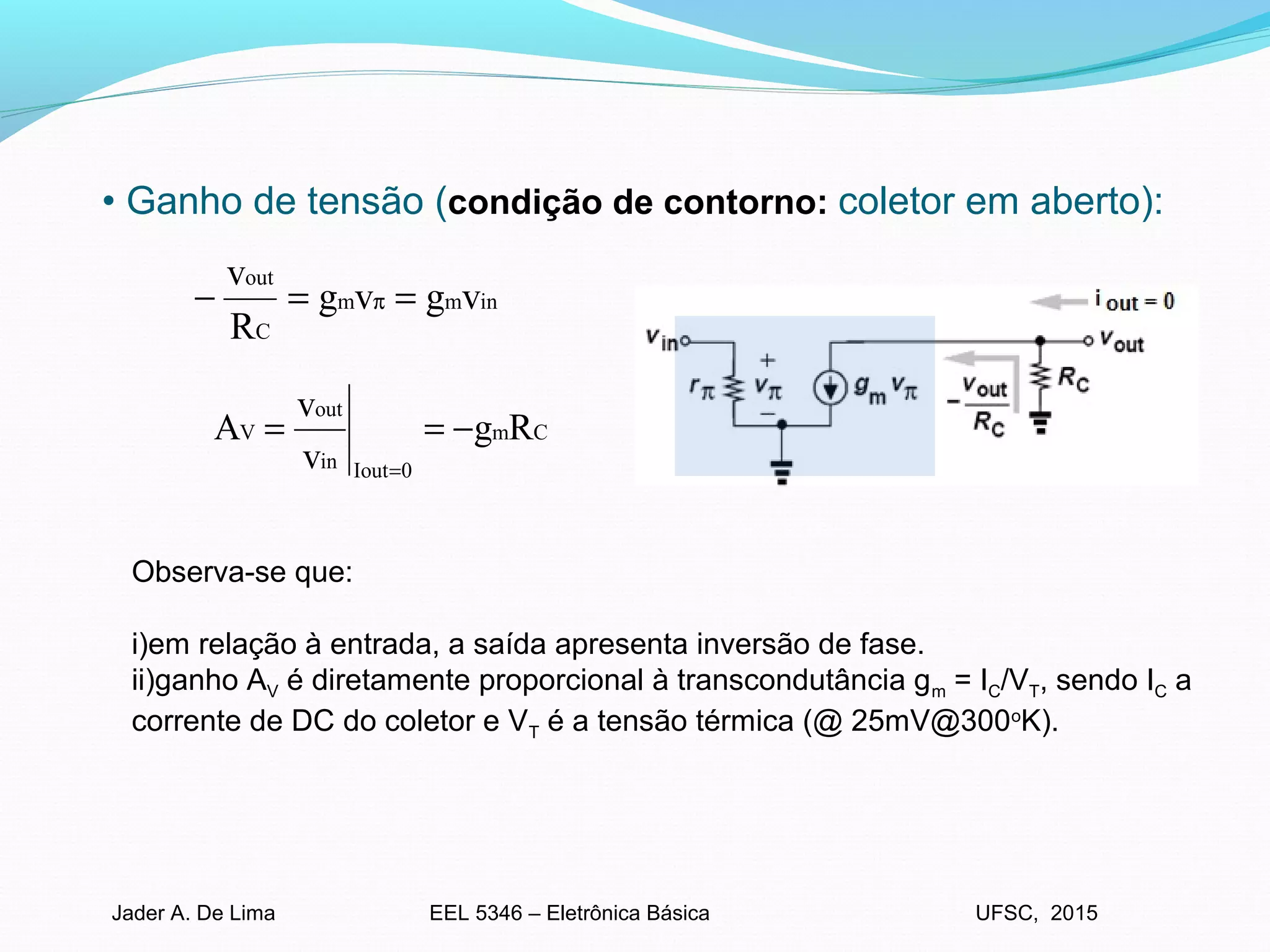 Circuitos básicos a transistor bipolar (bjt) | PPT