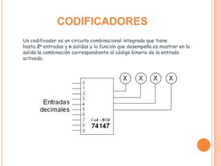 Circuitos combinacionales | PPTX